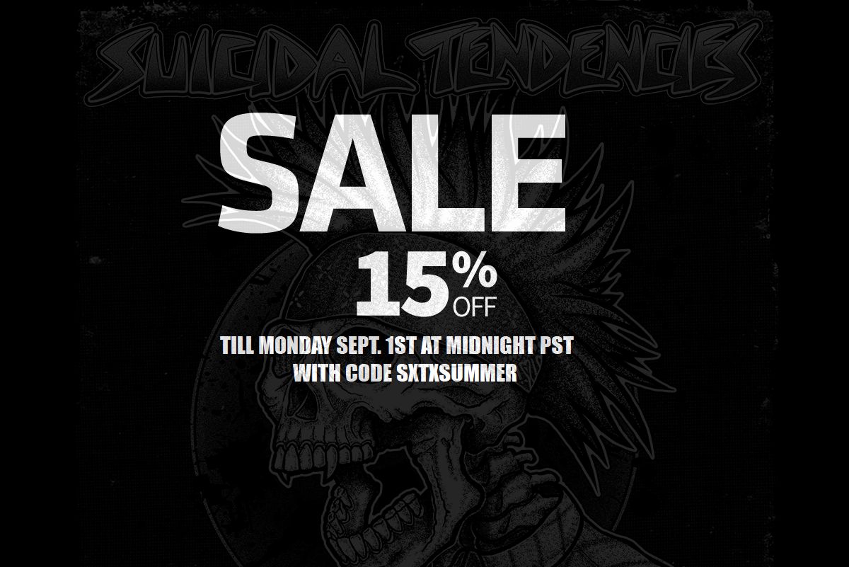 SUMMER IS OVER....SALE! – Suicidal Tendencies Merchandise STore