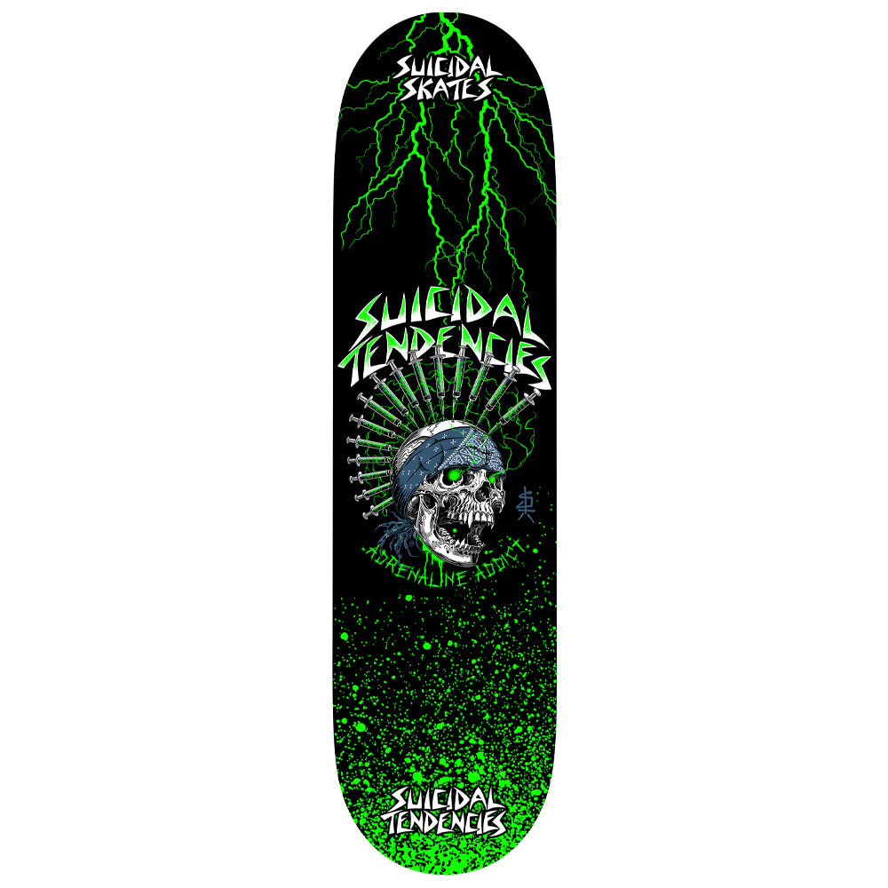 Suicidal Tendencies Suicidal Skates Adrenaline Addict Popsicle Deck ...